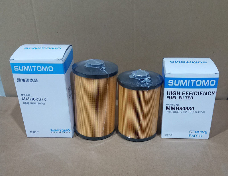 住友130/210/240/350/360挖掘机柴油滤芯MMH80870 MMH80930柴滤_虎窝淘