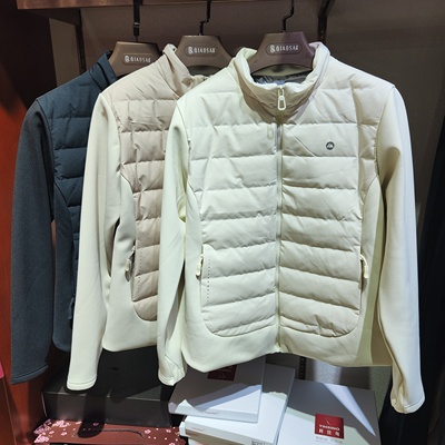 雕刻大师2578秋冬新款女轻羽绒服修身保暖防风立领小蛮腰上衣棉服