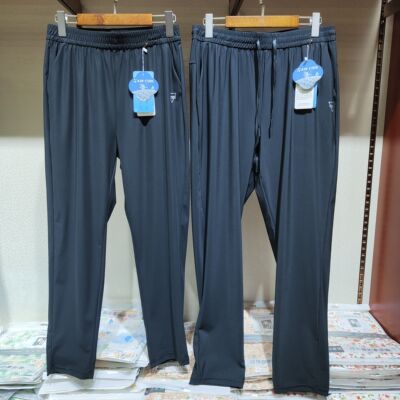 冰川裤8836夏季冰丝速干裤男女薄款直筒裤透气大码跑步运动长裤