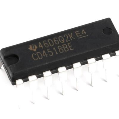 全新原装 直插 CD4518BE DIP-16 二、十进制同步加法计数器芯片