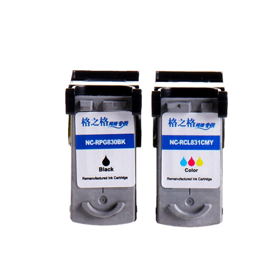 格之格 适用佳能PG-830 CL-831彩色佳能墨盒 佳能ip1180墨盒 ip1980 佳能mp198墨盒 MP145 MX318 MX308墨盒