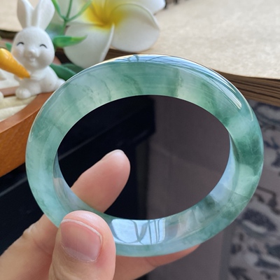 4.26批3598号55.2-12.9-8.6冰飘花果冻镯！缕缕飘~花贵在鲜活！