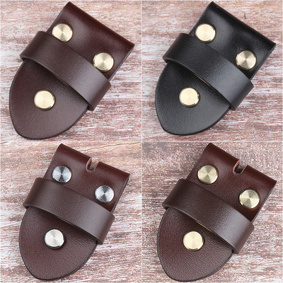 针扣皮带头连接皮真皮皮圈头片