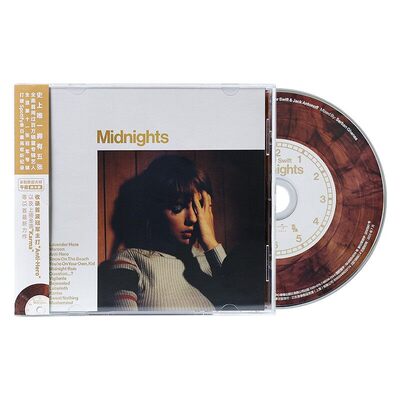 正版 泰勒专辑 Taylor Swift Midnights Mahogany Ver. 桃木版CD