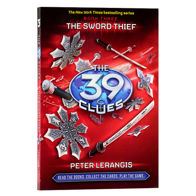 【现货】英文原版 The Sword Thief Book Three The 39 Clues 偷剑贼书三39条线索 青少年读物侦探悬疑小说