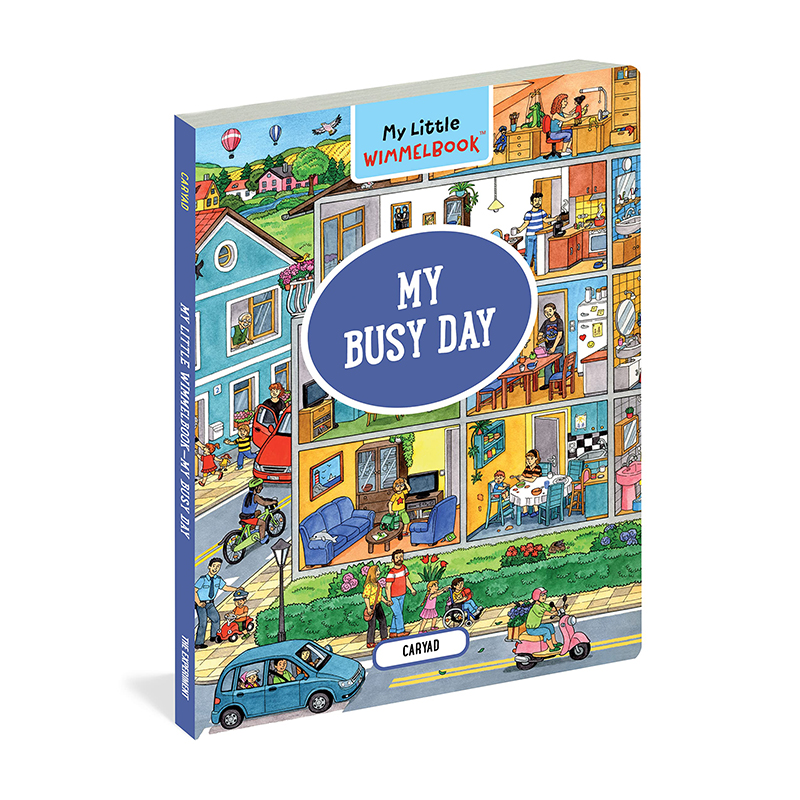 【预售】英文原版 My Little Wimmelbook—My Busy Day我的小 Wimmelbook我忙碌的一天 The ...