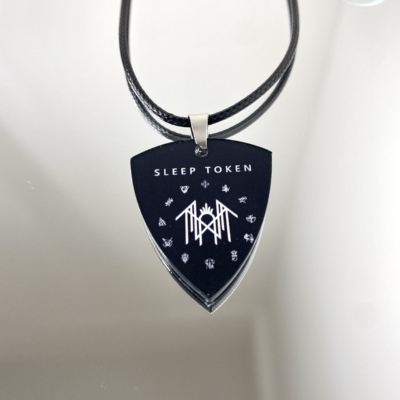 Sleep Token乐队周边吉他拨片项链欧美摇滚另类金属配饰专辑徽章
