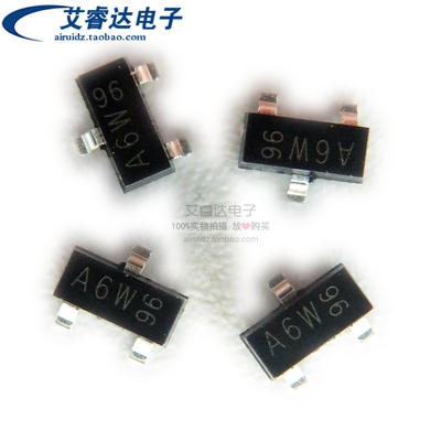 BAS16 贴片SOT-23 印字 A6W NPN 贴片二极管 全新原装 一份20个