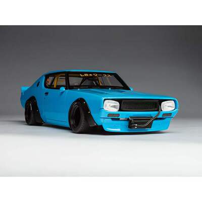 1/18 OTTO 日产2000GTR 蓝色 树脂模型