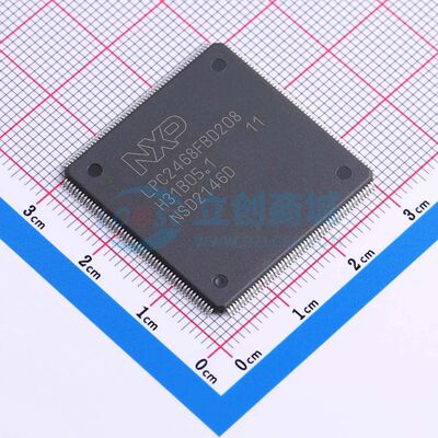 全新原装 LPC2468FBD208,551 LQFP-208(28x28) 单片机(MCU/MPU/SO