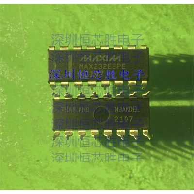 MAX232EEPE MAX232EEPE+  RS-232接口集成电路 全新原装IC
