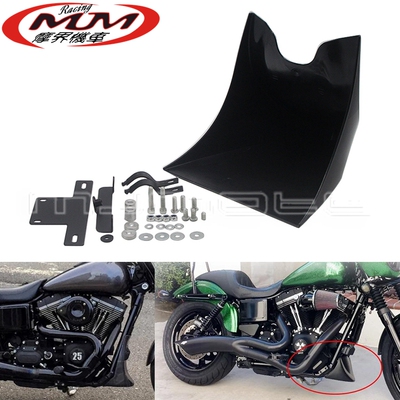 适用哈雷运动系黑色前扰流板