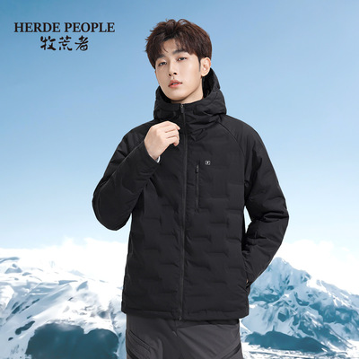 牧荒者冬季轻薄羽绒90白鸭绒男女防风保暖外套【分销】ak1041