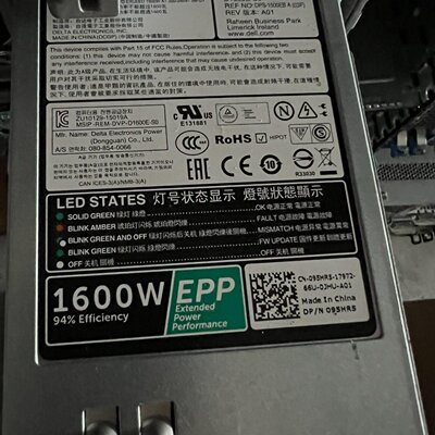 DELL1600W电源D1600ES095HR5议价