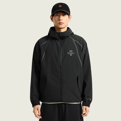 李宁外套男2026新品休闲宽松开衫长袖连帽夹克运动风衣AFDW779