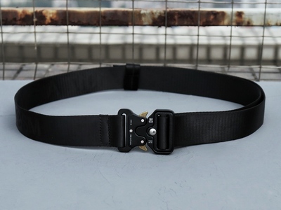 金属扣欧美嘻哈风战术帆布腰带