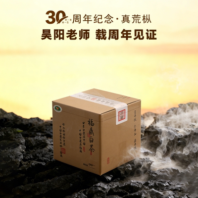 鼎一福鼎白茶2019年荒野老枞寿眉500g 李昊阳老师手作 收藏级别