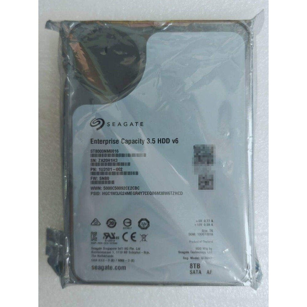 ST8000NM0016 8t氦气盘7200转256M SATA3企业级监控硬盘