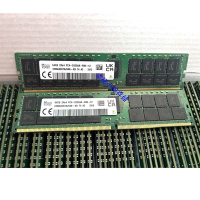 海力士/现代/SK 64GB 2RX4 3200AA ECC RDIMM 64G PC4 服务器内存