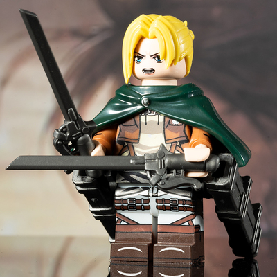 动漫奔跑的巨人艾伦尤弥尔第三方拼装积木人仔玩具WM6165