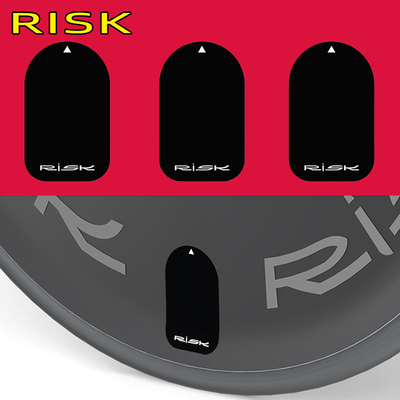 公路自行车封闭轮气嘴贴铁三轮贴