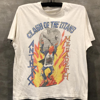 短袖T恤高街复古男女乐队周边