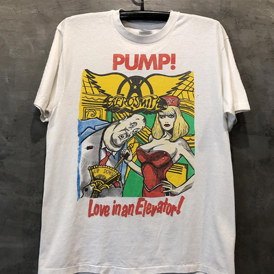 短袖高街FOG摇滚男女乐队