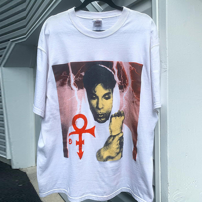 美式重磅棉潮牌小领口短袖T恤衫