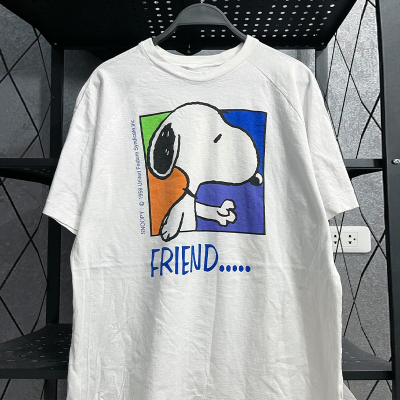 卡通涂鸦小众设计感史努比狗短袖