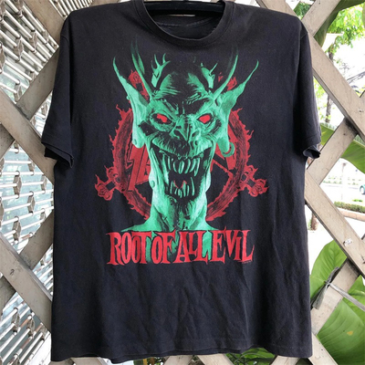 欧美重磅棉男女短袖t恤