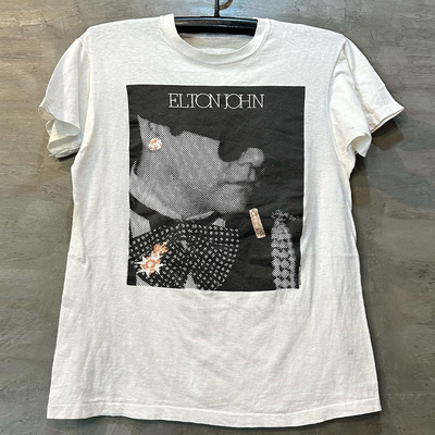 短袖vintage复古男女艾尔顿约翰