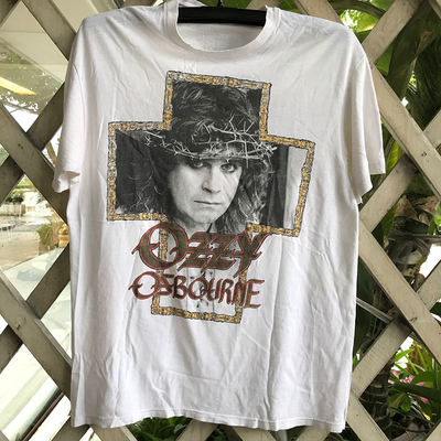 短袖奥兹乐队chic嘻哈慵懒风