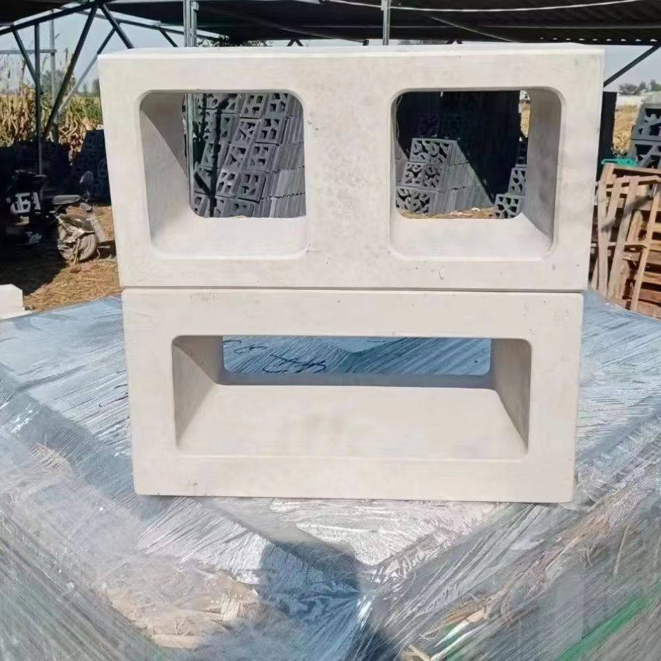 网红水泥构件隔断装饰砖砌墙户外艺术造景墙多孔方格砖水泥空心砖