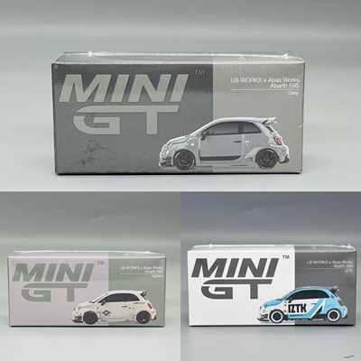 MINIGT 1:64 #995#1051#1064 菲亚特阿巴斯595 Abas 宽体汽车模型