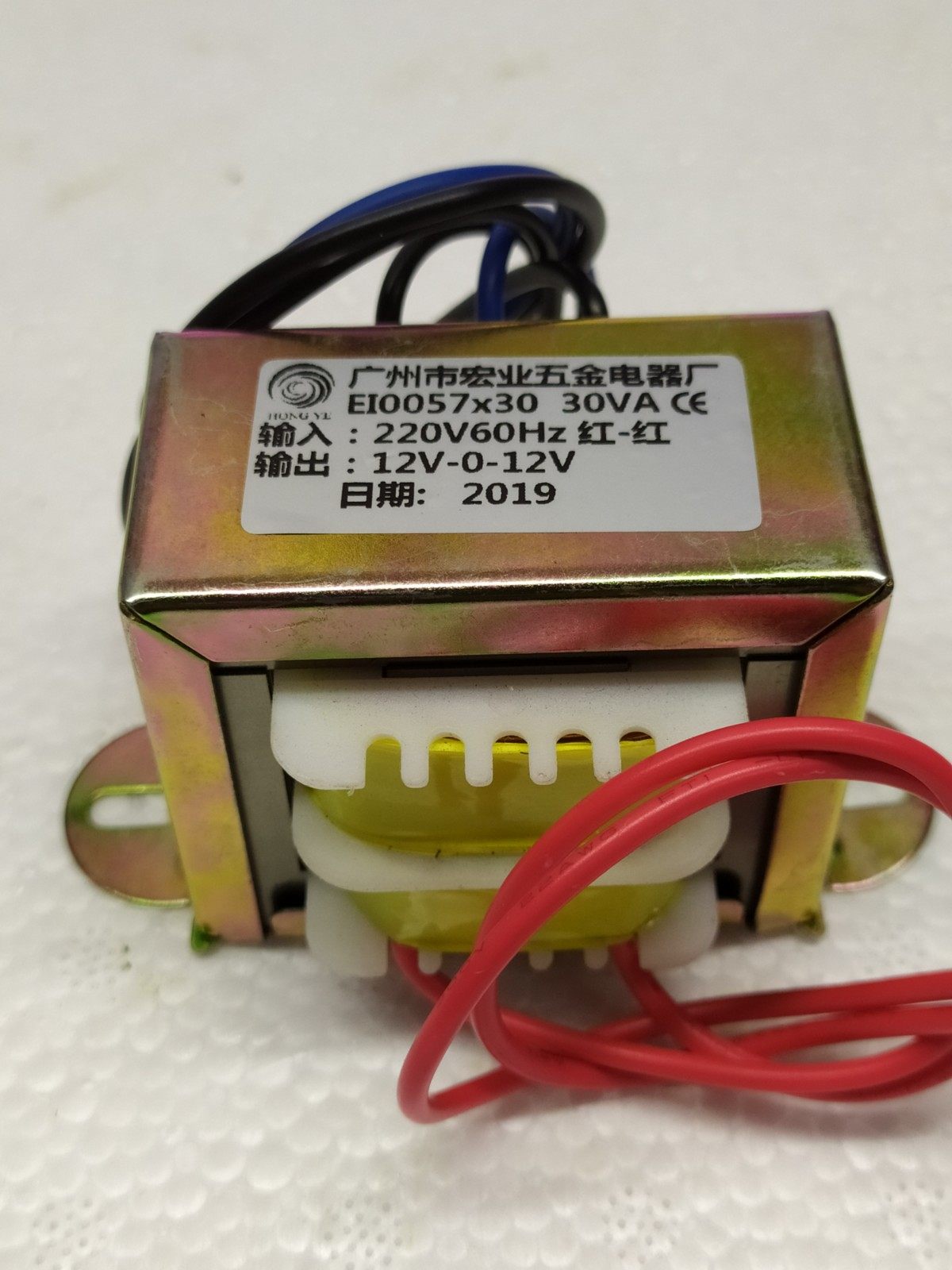 纯铜双12V干式单相变压器30W功放板模块交流AC电源方形隔离火牛_虎窝淘