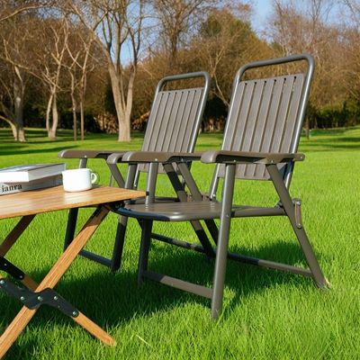 折叠椅户外便携家用防水防晒庭院休闲阳台舒适餐椅露营椅靠背椅子