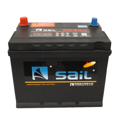 风帆蓄电池55D26适配金杯海狮纳智捷皮卡汽车电瓶12V60AH小车电池