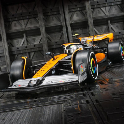 新款 仿真MCL60英国赛事F1赛车合金模型汽车摆件送男孩礼物