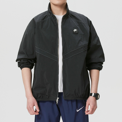 NIKE耐克梭织外套男装春季新款立领休闲夹克跑步运动服上衣IF1289