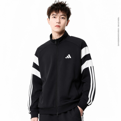幸运叶子丨阿迪达斯男装2026秋新款宽松外套上衣运动服夹克KF4764