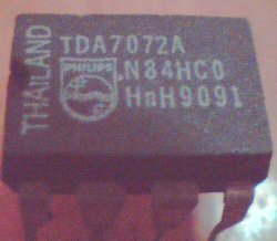 TDA7072A 单个BTL功率驱动器全新原装进口