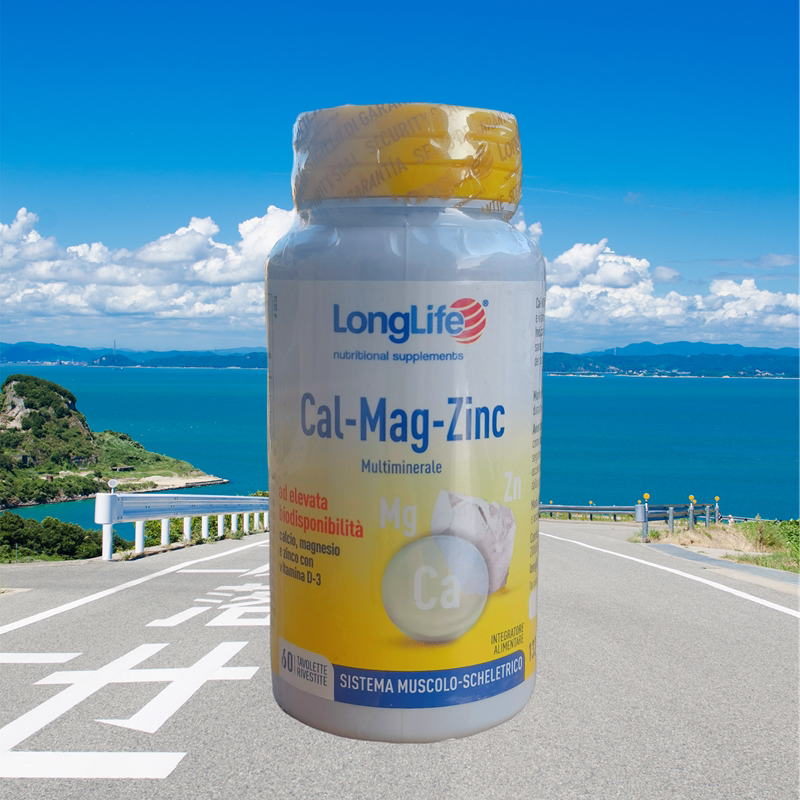 意大利longlife Cal-Mag-Zinc钙镁锌骨骼健康预防成人