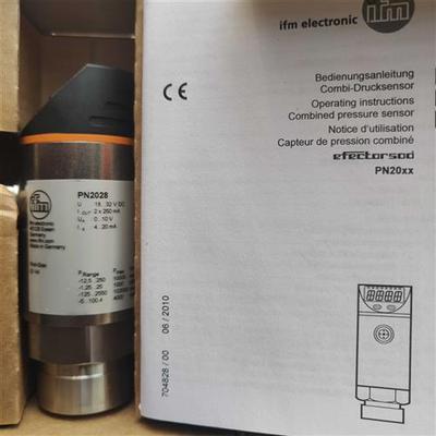 德国进口 IFM压力传感器 PN2024现货 PN7294 PN7292 PV7004