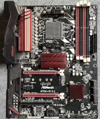 华擎970a-g/3.1主板am3+接口主板支持6300 8100 8350cpu处理器