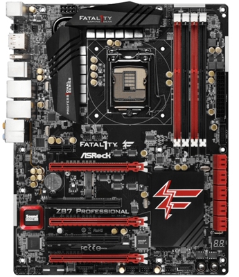 华擎Z87 professional主板1150针DDR3内存支持4570 4790kcpu