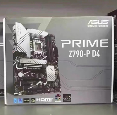 华硕prime z790 p d4内存1700针台式机主板支持12/13/14代cpu