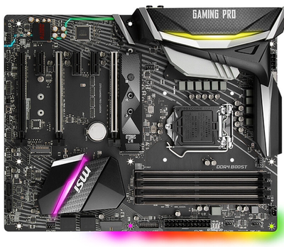 微星Z370 GAMING PRO CARBON AC主板1151支持i39100i58600i79900k