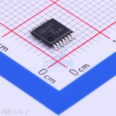 74系列逻辑芯片 74ACT04MTCX TSSOP-14 原装现货 假一赔十