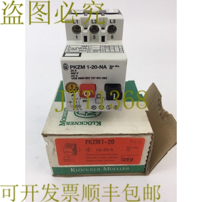 原装供应KLOCKNER MOELLER PKZM1-20 NA 手动电机起动器 16-20A 6