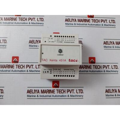 原装供应Lonmark Tac Xenta 451A 通用模拟 Yo / O 模块 24VAC